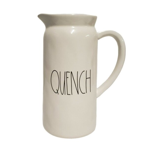 Rae Dunn | Dining | Rae Dunn Quench Pitcher Handle Tall 9 | Poshmark